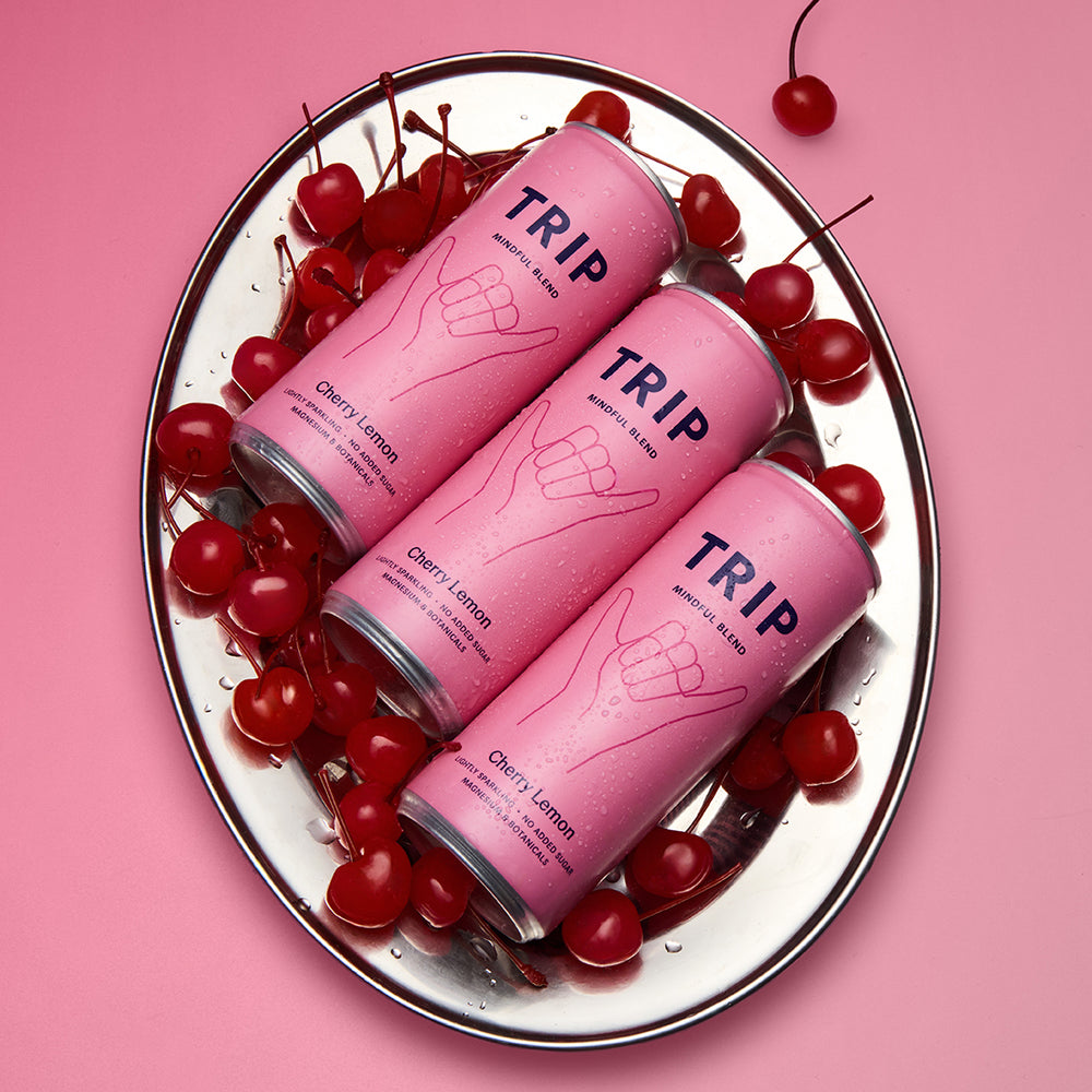 Cherry Lemon – Mindful Blend Magnesium Drink | TRIP Drinks