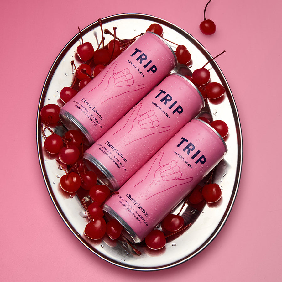 Cherry Lemon – Mindful Blend Magnesium Drink | TRIP Drinks