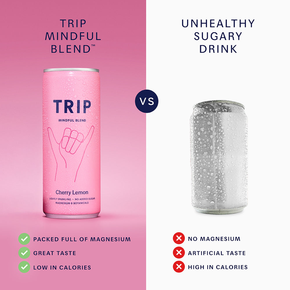 Cherry Lemon – Mindful Blend Magnesium Drink | TRIP Drinks