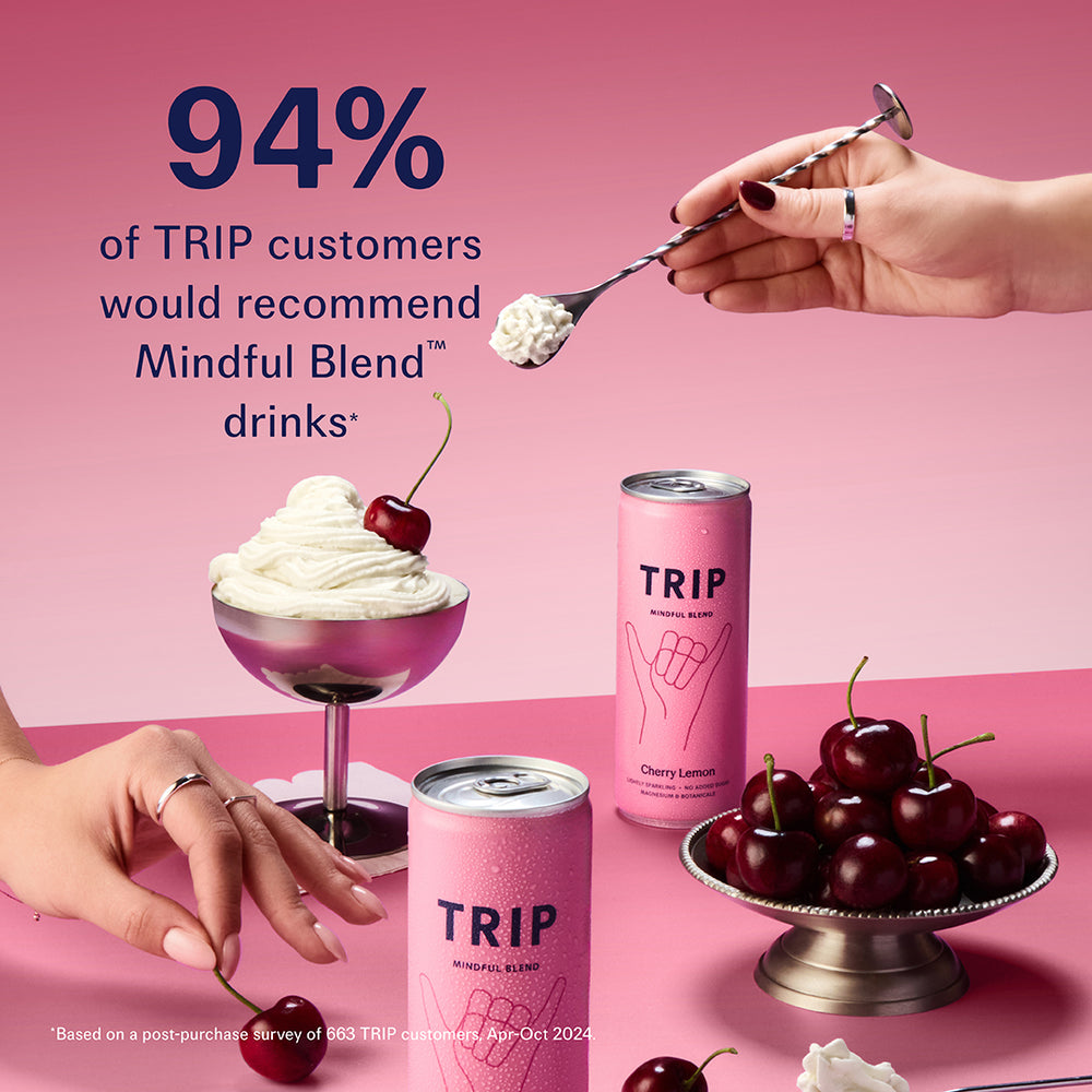 Cherry Lemon – Mindful Blend Magnesium Drink | TRIP Drinks