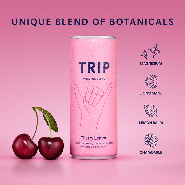 Cherry Lemon – Mindful Blend Magnesium Drink | TRIP Drinks