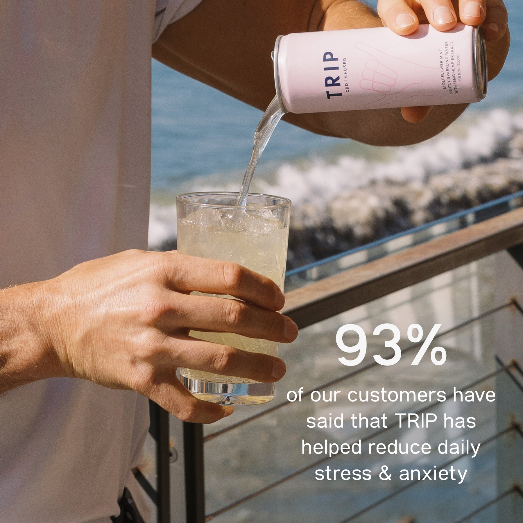 Shop Peach Ginger 15MG CBD Drink | TRIP